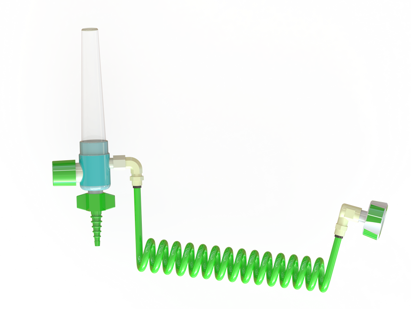 Oxygen Flowmeter, DISS, 100-4128 – LifePort